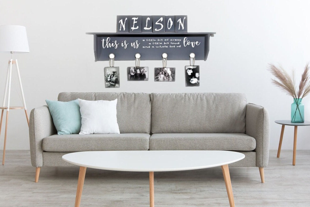 Shelf, Wall Shelf, Wood Shelf, This is Us Saying, Personalized Gift ...