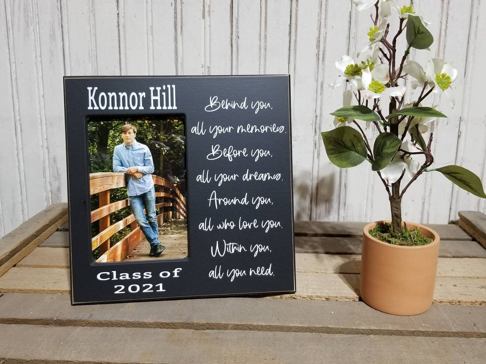 Personalized Graduation Photo Frame Class of 2022 Frame | Etsy