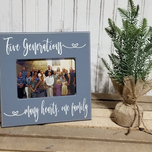 Generations Family Picture Frame Gift for Grandma Keepsake - Etsy