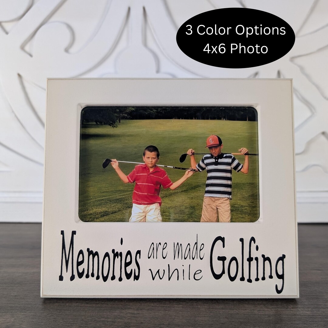 Golf Picture Frame Dads Birthday Gift Boys State Golf Coach Senior Girl ...