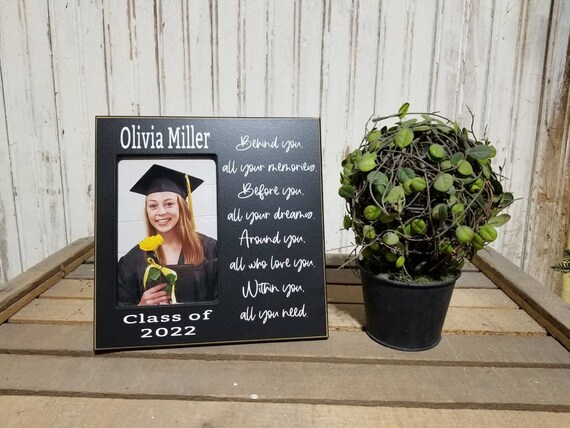 Personalized Graduation Photo Frame Class of 2022 Frame | Etsy
