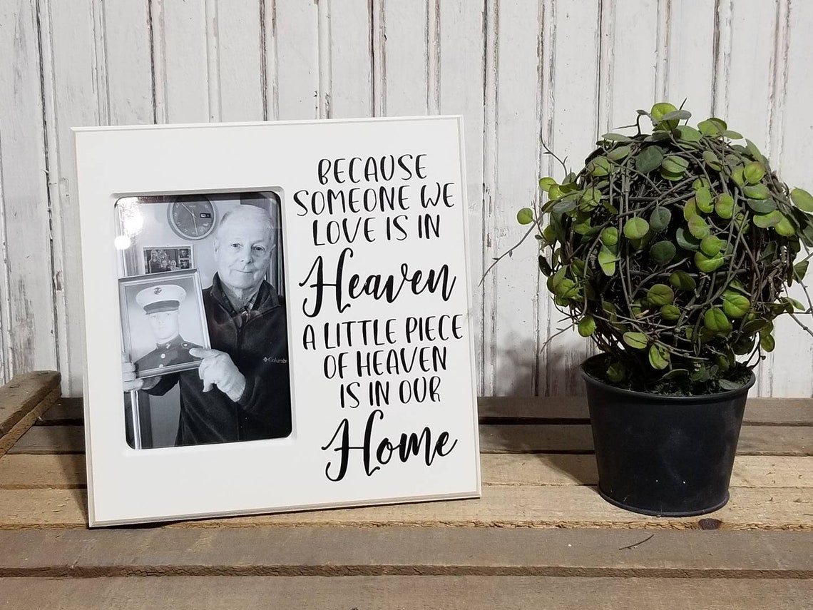 Memorial Picture Frame Sympathy Frame Gift for Loss of - Etsy