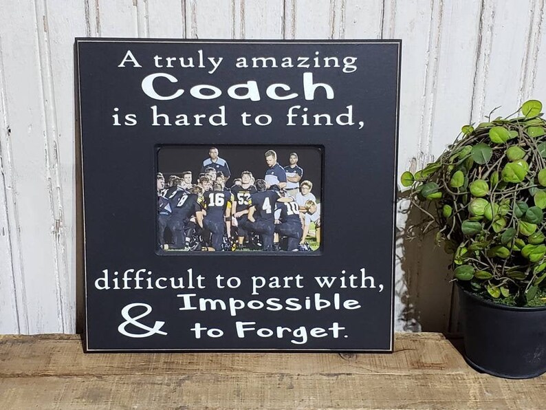 Coach Gift Coach Picture Frame End of season Gift For | Etsy