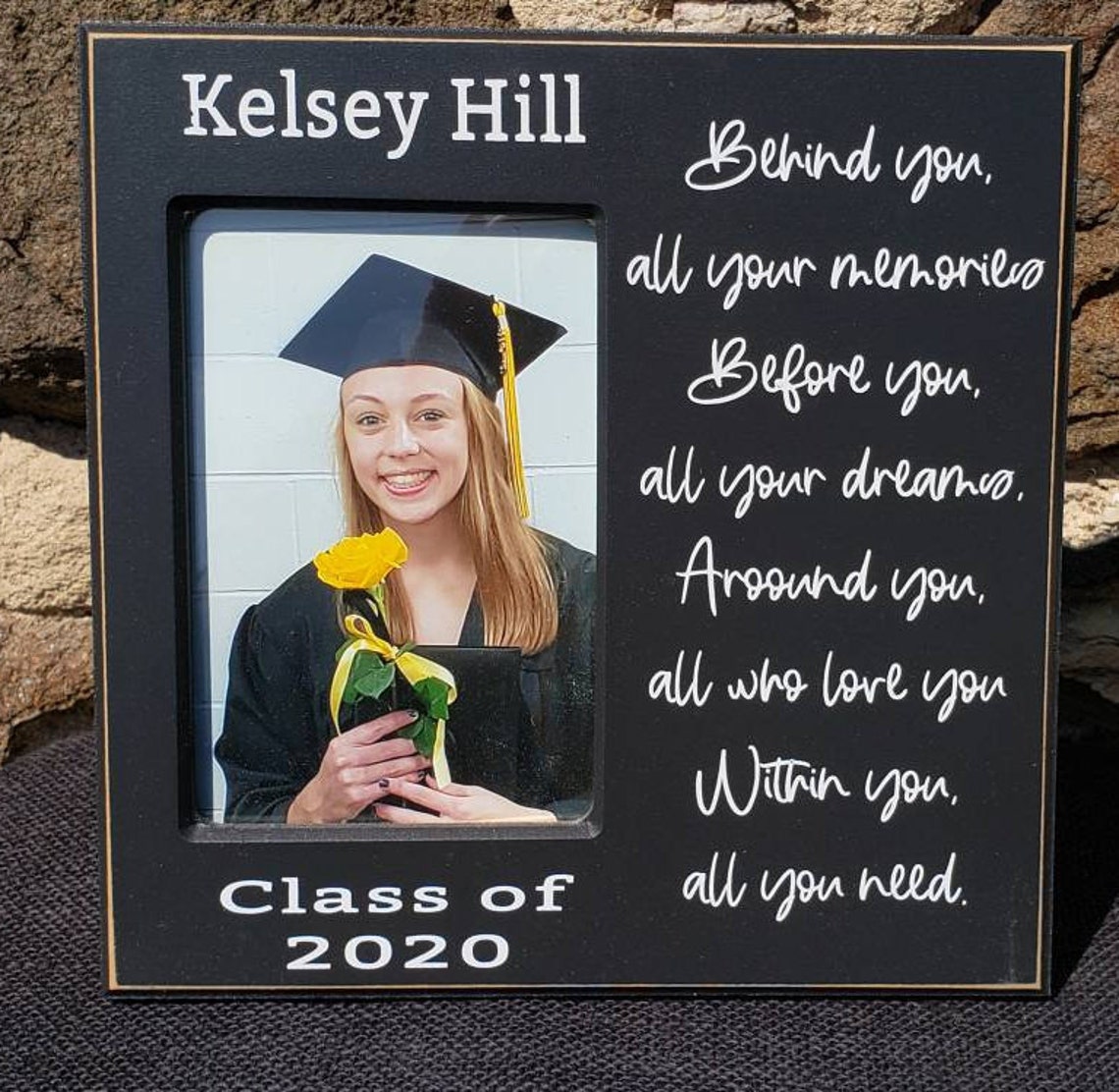 Personalized Graduation Photo Frame Graduation Picture Frame | Etsy