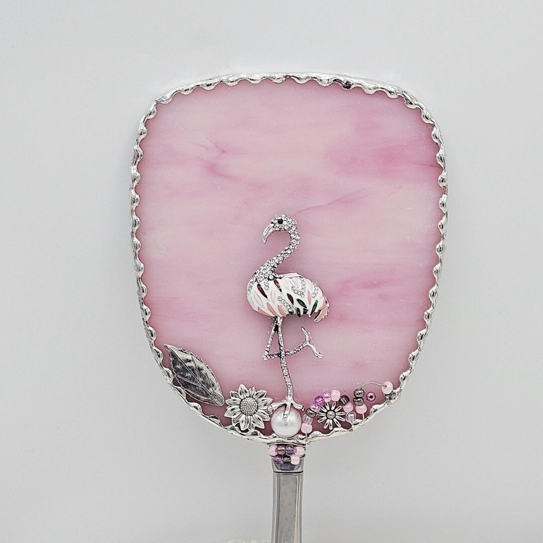 Flamingo Mirror, Hand Held Mirror - Etsy