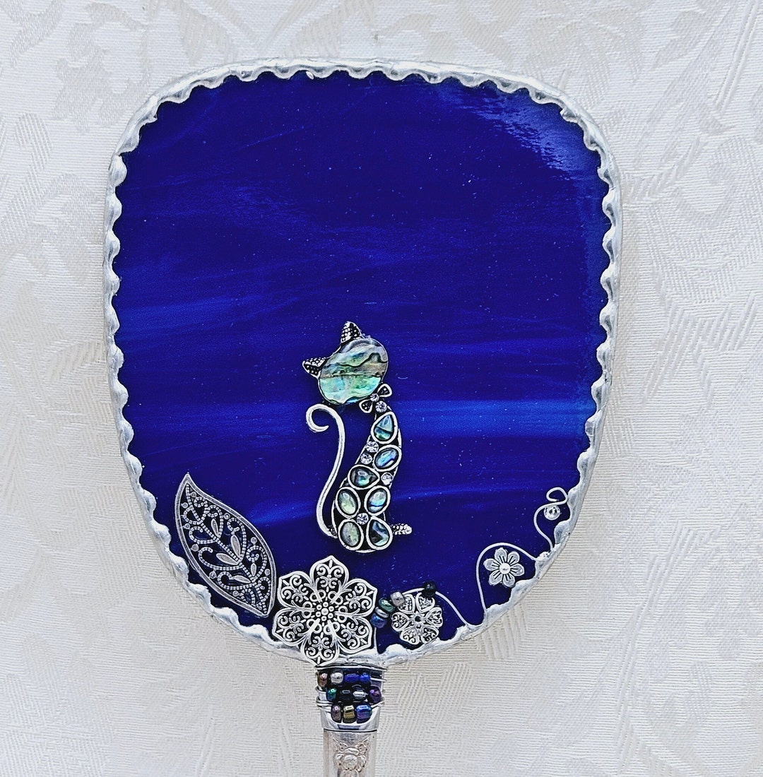Long Handled Mirror/ Hand Held Mirror/ Cat Mirror - Etsy