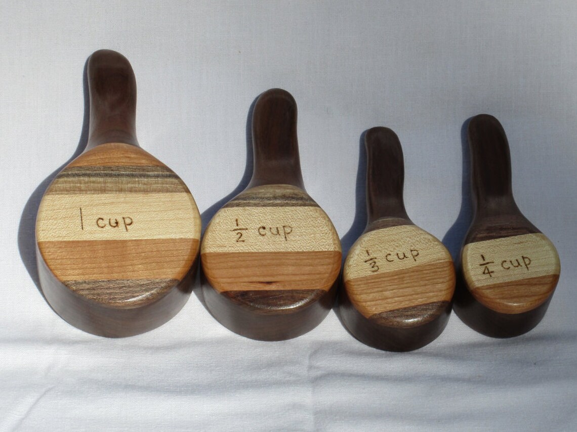 Wooden measuring cups | Etsy Wooden measuring cups | Etsy