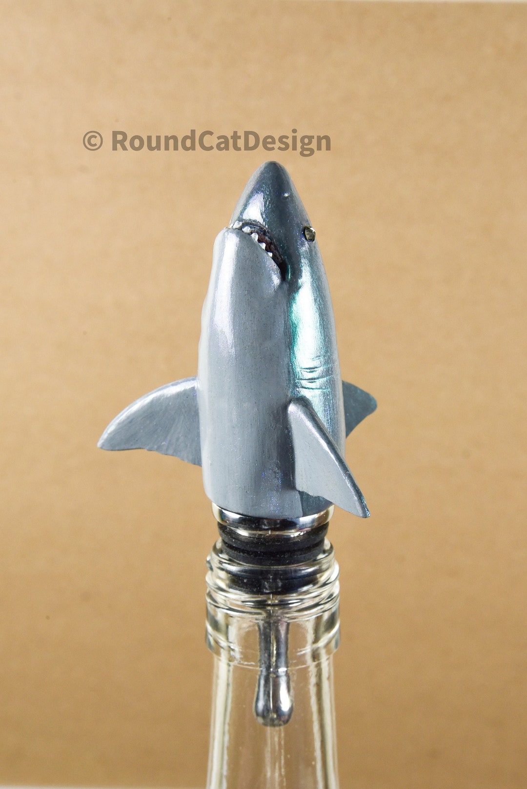 Shark Head Bottle Stopper. - Etsy