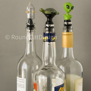 Grogu, A.k.a. Baby Yoda, in His Flying Pod Bottle Stopper. - Etsy