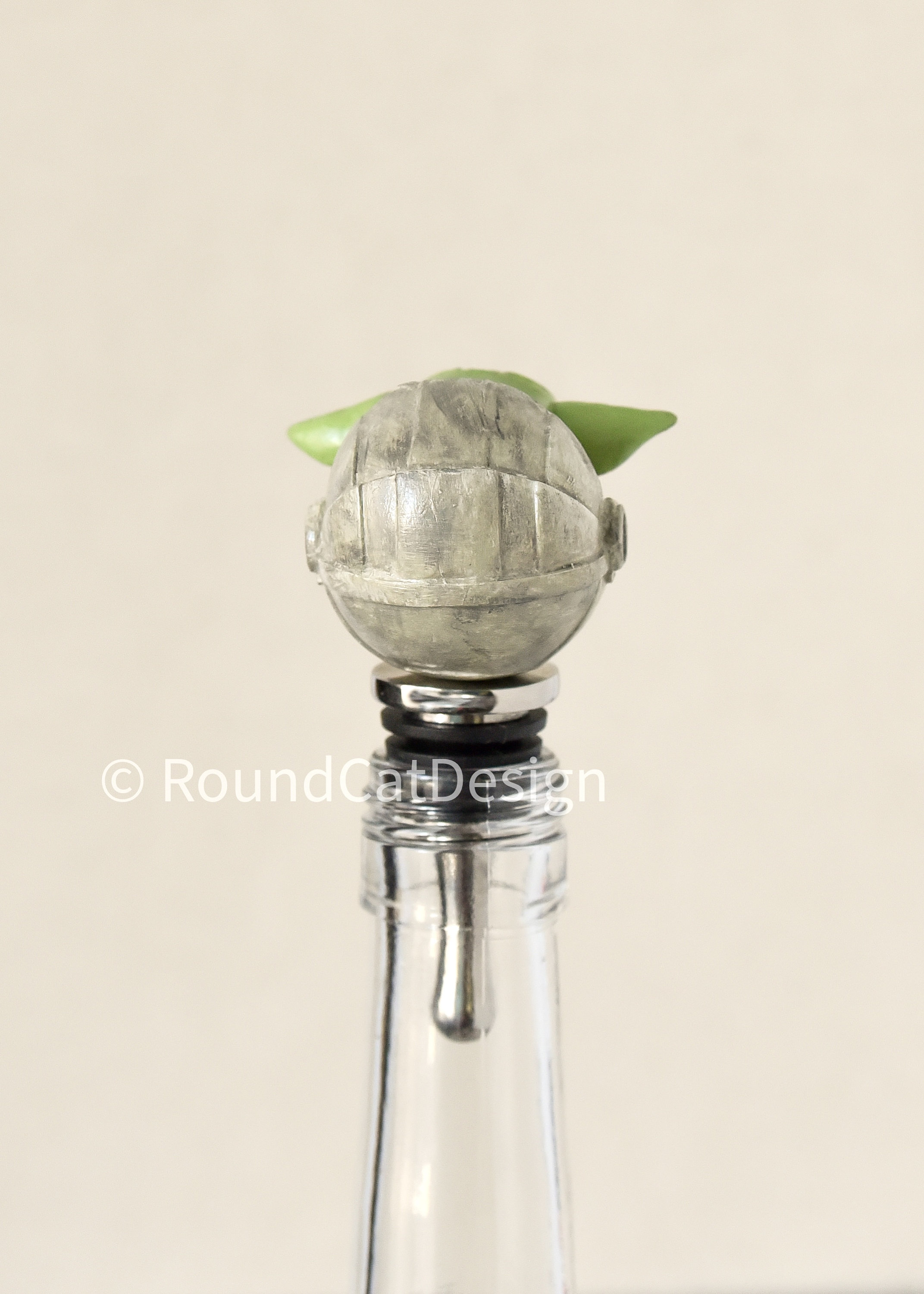 Grogu A.k.a. Baby Yoda in His Flying Pod Bottle Stopper. - Etsy Canada
