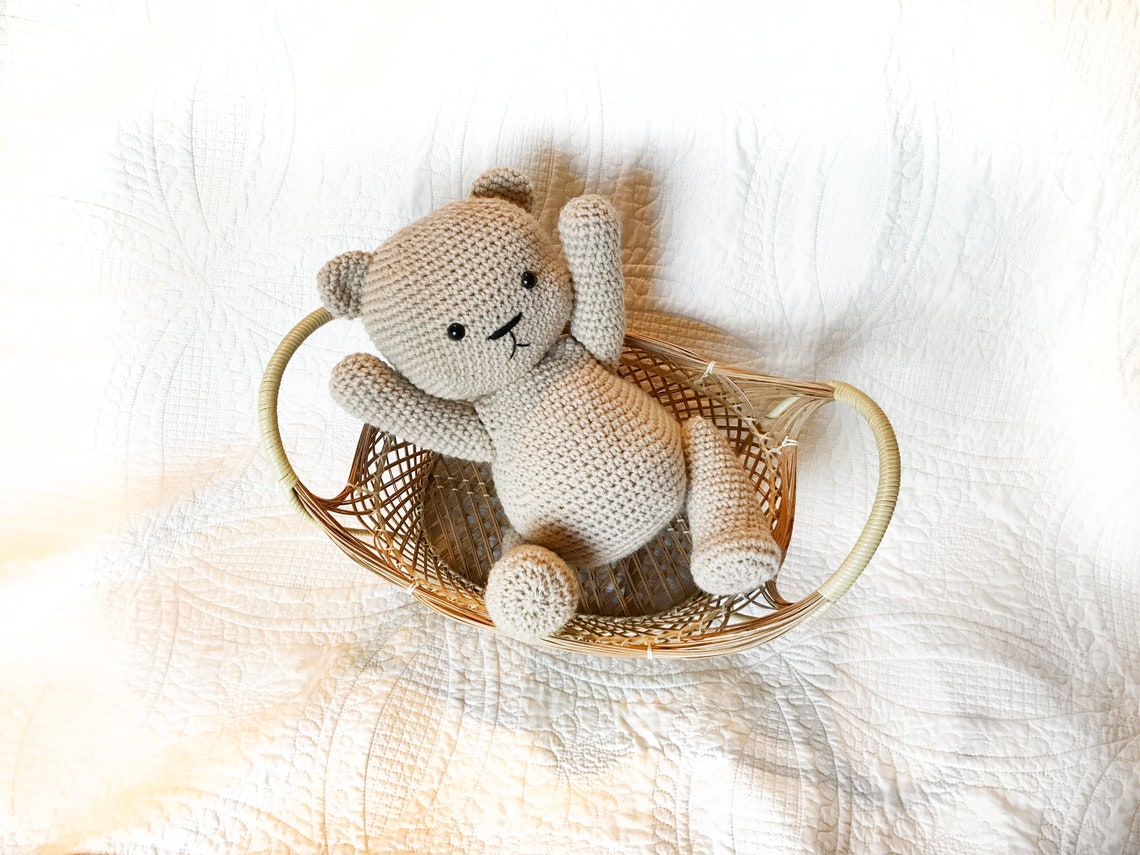 My Classic Teddy Bear With Ruffled Outfit and Headband - Etsy