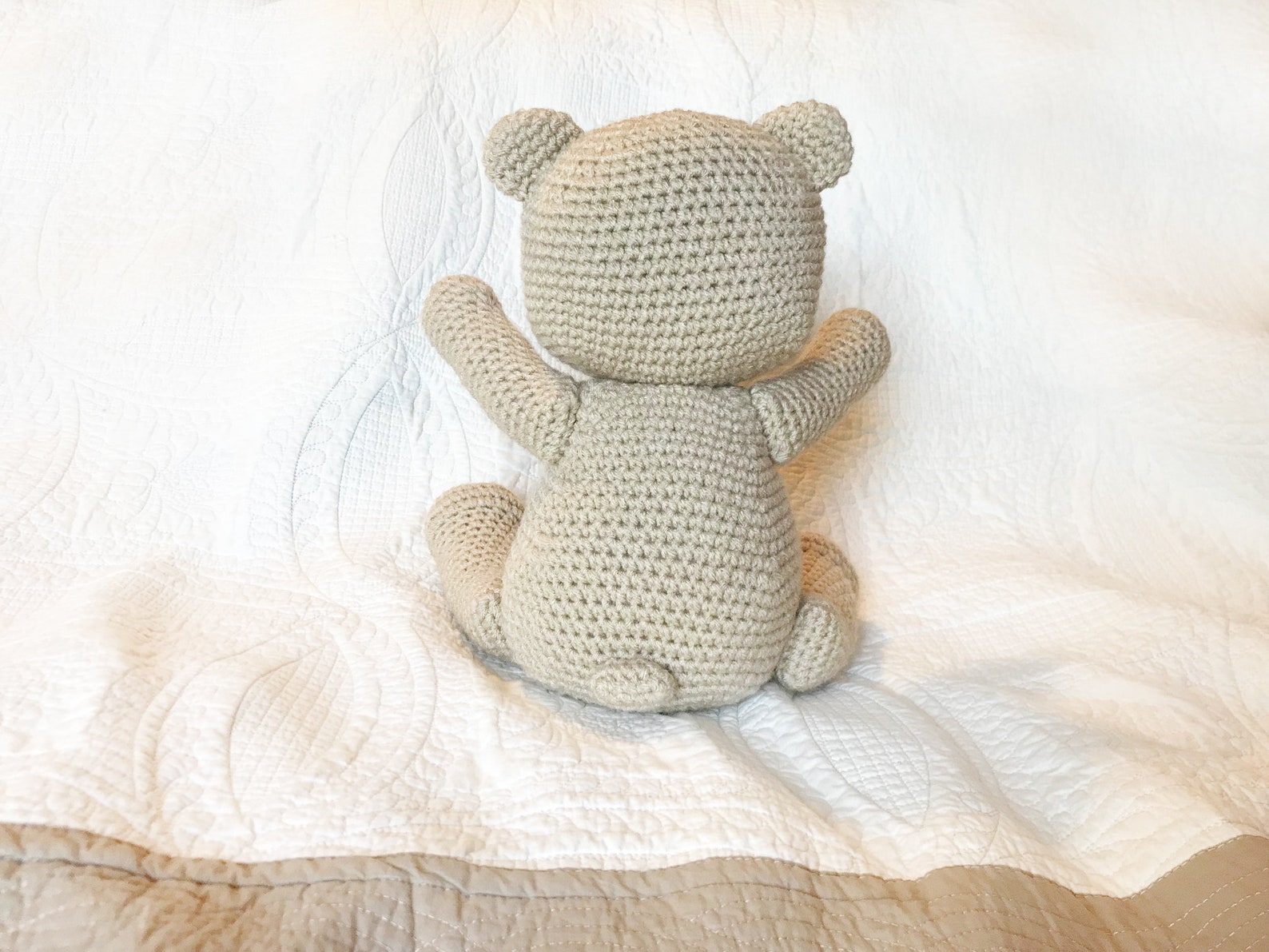 My Classic Teddy Bear With Ruffled Outfit and Headband - Etsy