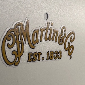 Martin and Co Guitar Decal Headstock Restoration Decals, Printed With a ...
