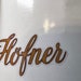 Hofner Headstock Logo Sticker, Clear Vinyl Fender Decal, Compete Hofner ...