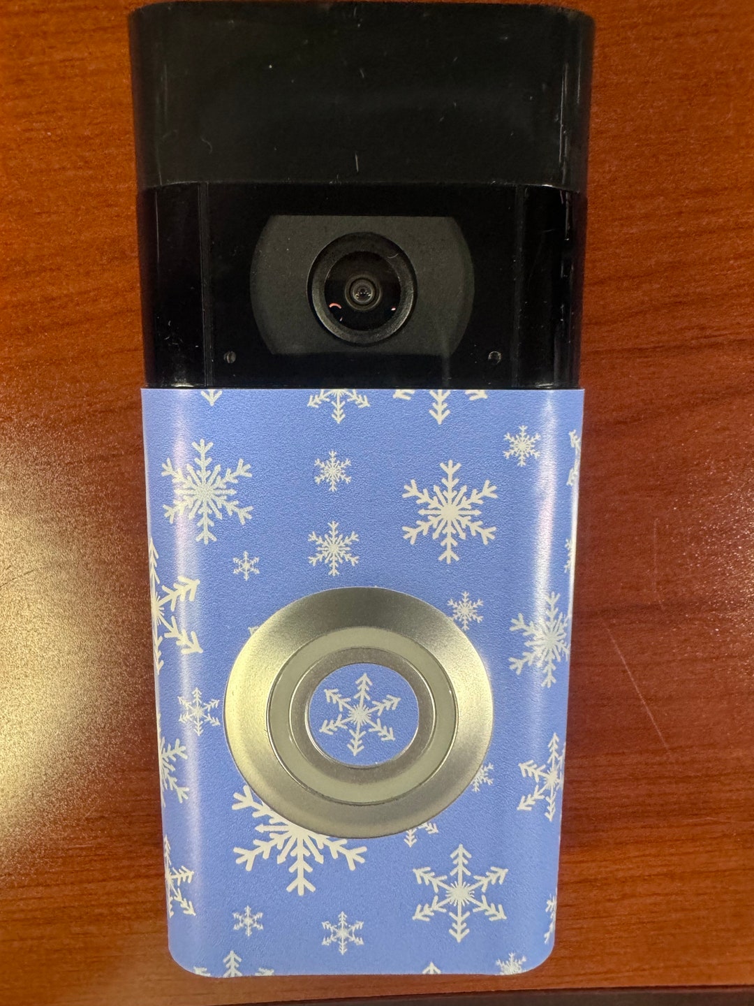 Snowflakes Faceplate Wrap Sticker for Ring Video Doorbell | Faceplate ...
