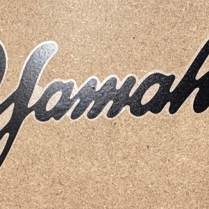 Vintage Yamaha Logo Vinyl Sticker | Yamaha Drum Cover | Yamaha Vintage ...