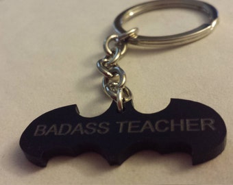Badass keychain | Etsy