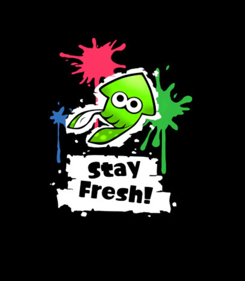 Splatoon Stay Fresh Tshirt | Etsy