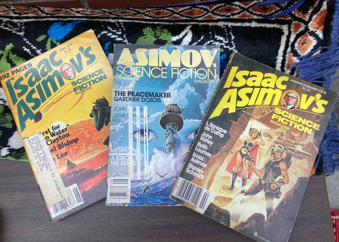 Set of 3 Vintage Isaac Asimovs Science Fiction Magazine - Etsy