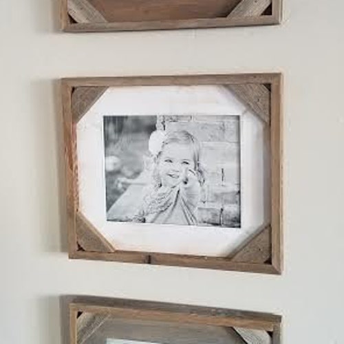 Modern Sleek Black White Rustic Oak Dark Oak Picture Frames | Etsy UK