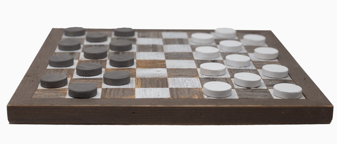 Rustic Barnwood Checkerboard – Handmade Farmhouse Game Decor - Etsy