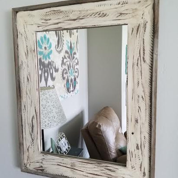 Rustic Mirror - Etsy