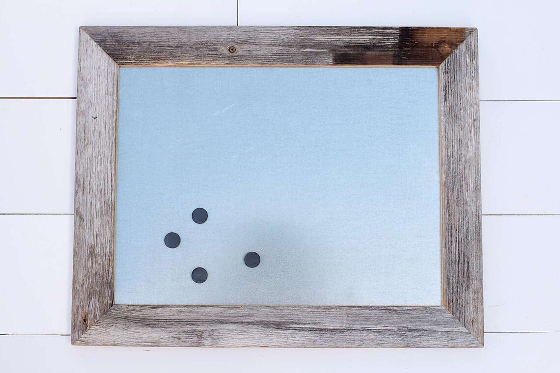Magnet Board - Barnwood Frame - Etsy