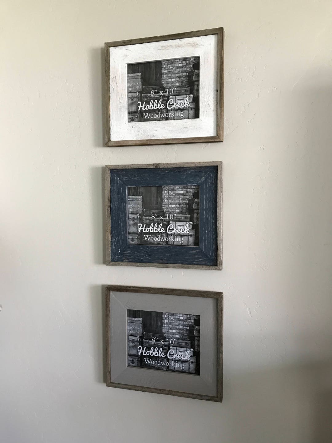 Rustic Frame W/barn Wood Edge - Etsy