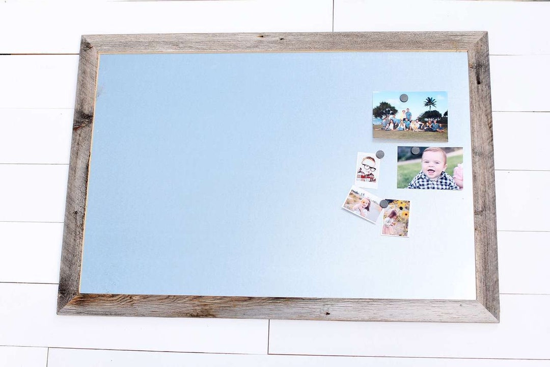 Magnet Board - Barnwood Frame - Etsy