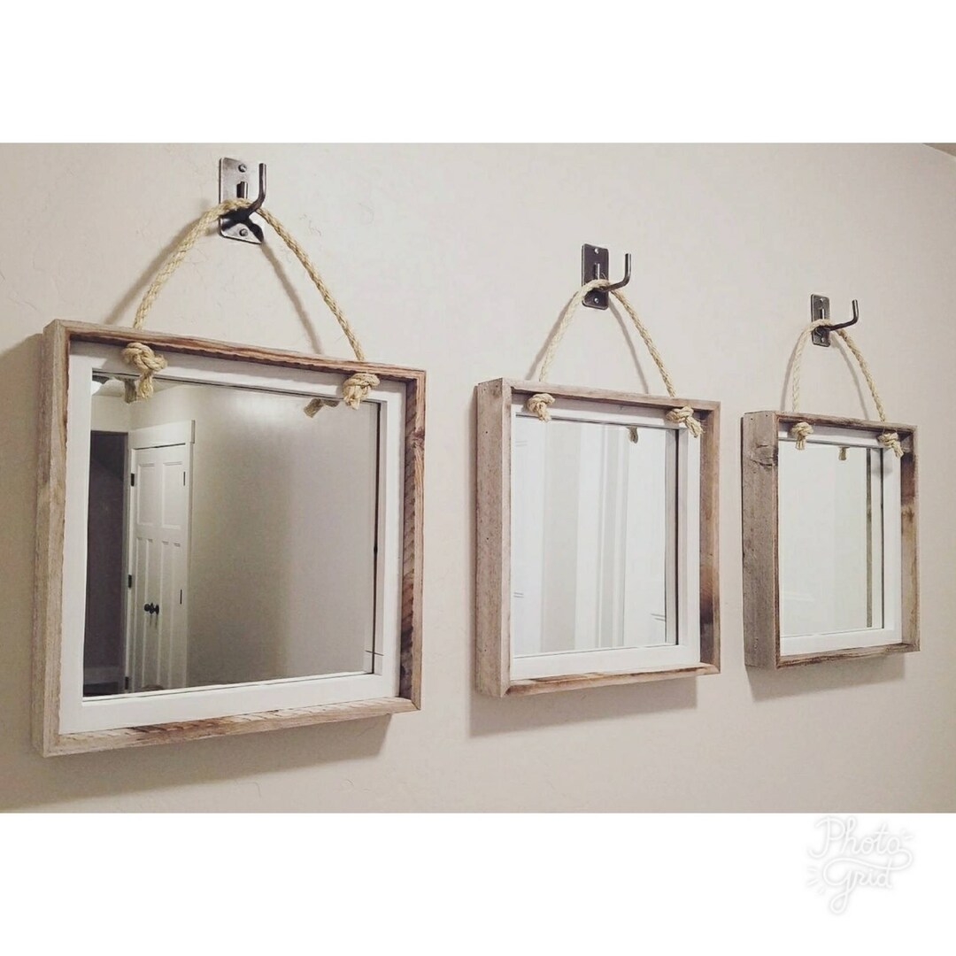 Set of 3 Mirrors - Etsy