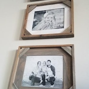 Rustic Cornerblock Frames - Etsy