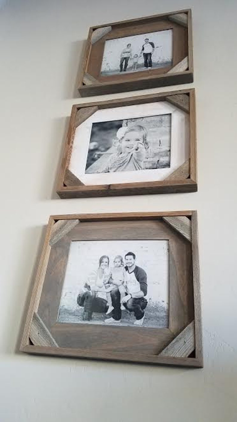 Rustic Cornerblock Frames - Etsy
