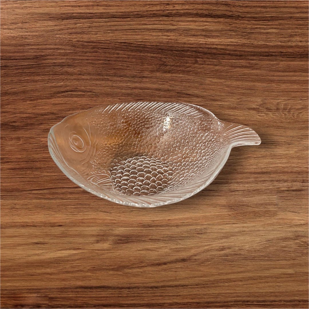 Arcoroc Poisson Clear Fish Shaped Large Serving Bowl - Etsy