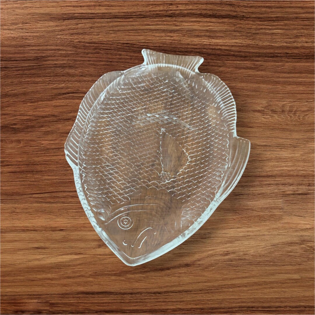 Arcoroc Poisson Clear Glass Fish Plate - Etsy
