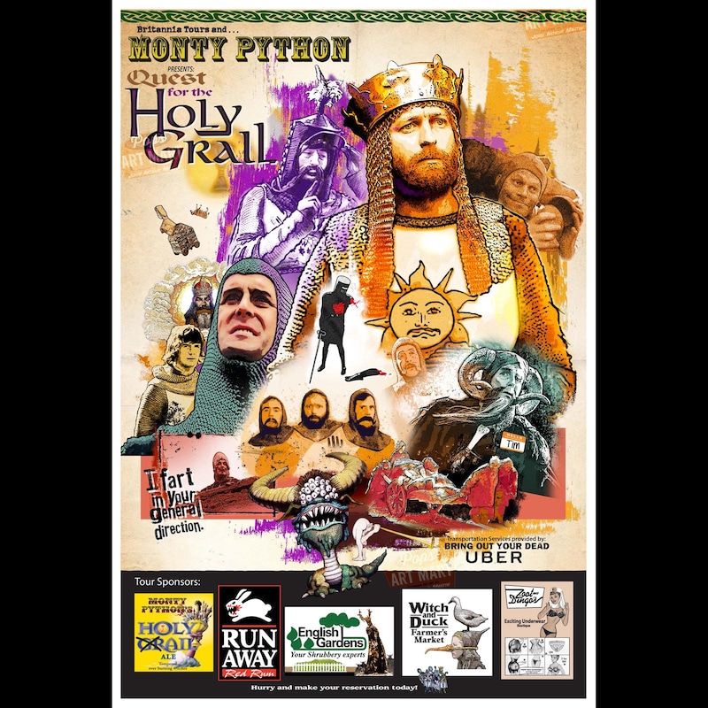 Monty Python Art - Etsy