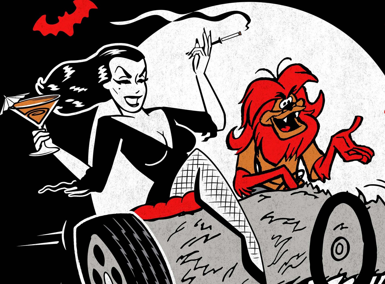 Groovy Ghoul-in With Vampira - Etsy