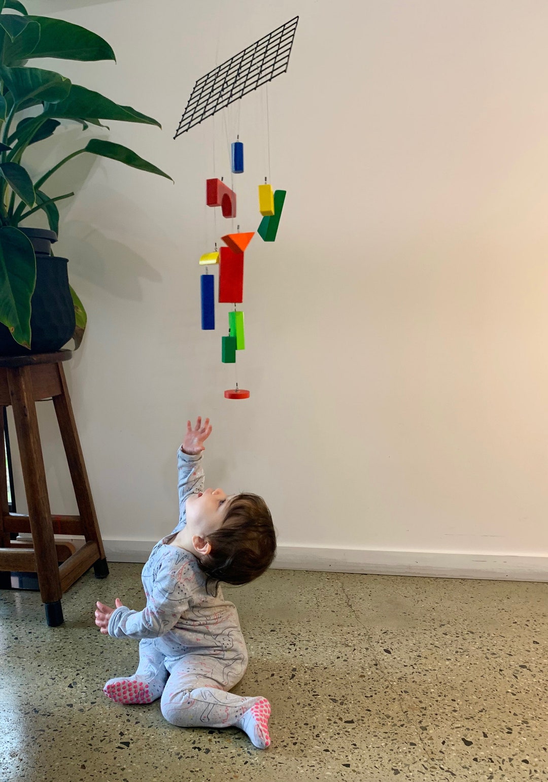 Modern Wooden Hanging Mobile for Children, Baby, Nursery, Home Decor ...