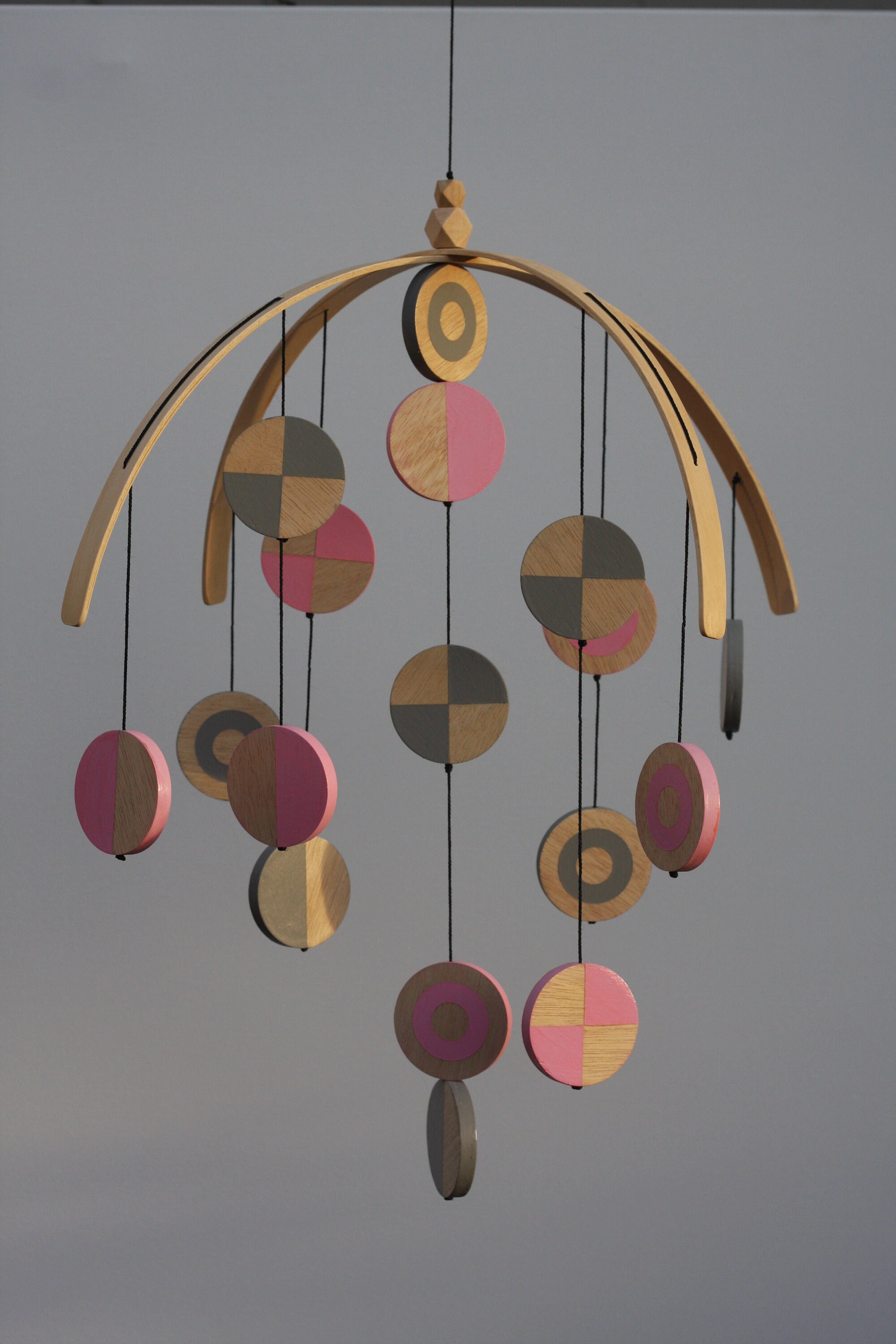 Modern Wooden Hanging Mobile for Children Baby Nursery Home - Etsy