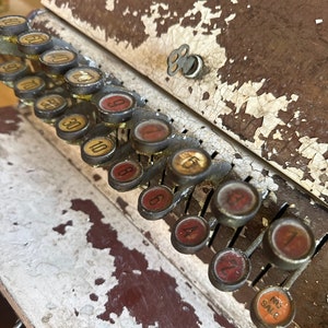 Antique Vintage Metal National Cash Register W/ Old Keys - Etsy