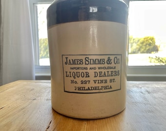 Antique Crock Jug | Etsy