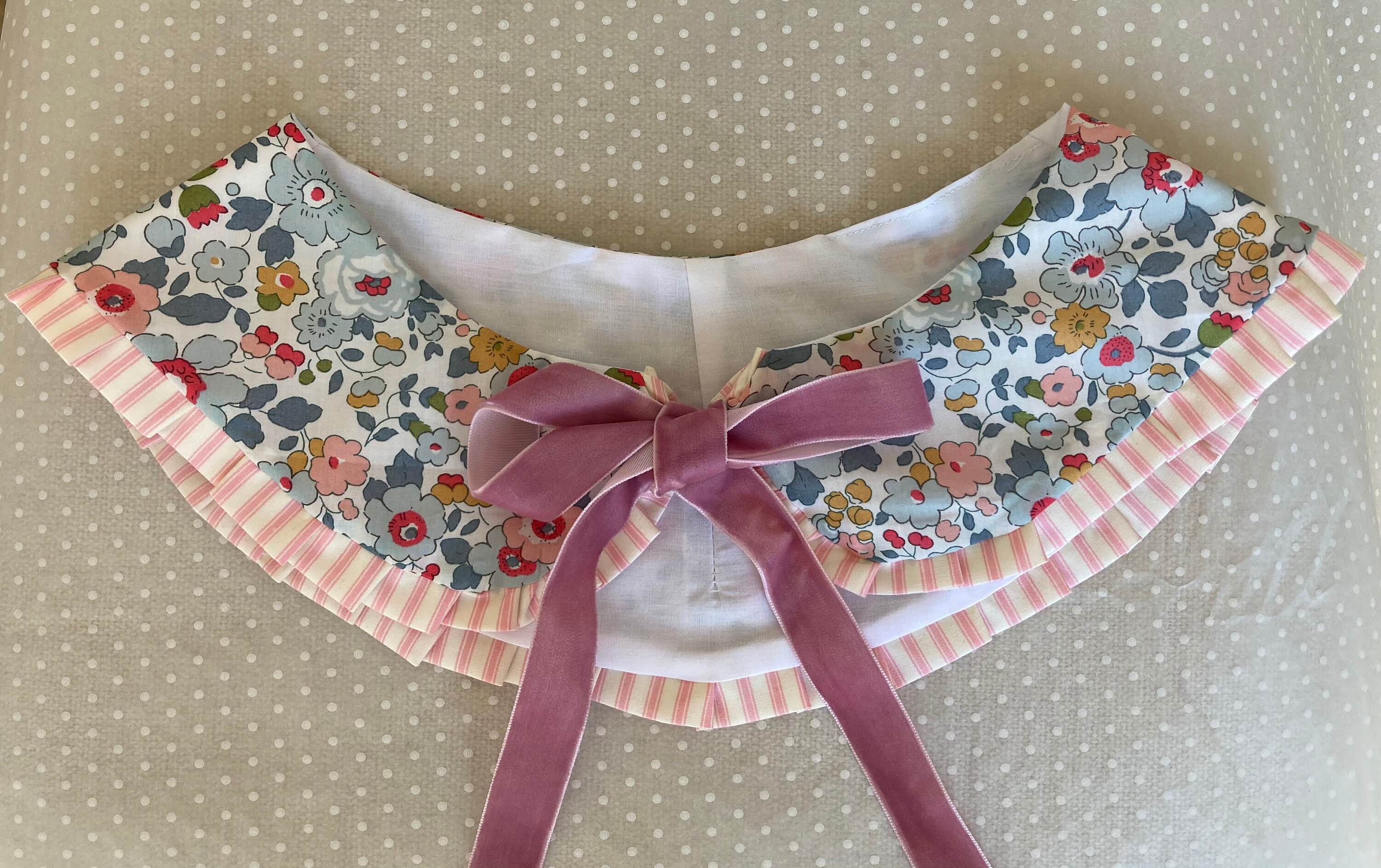 Detachable Oversized Handmade Collar Liberty Print Ditsy - Etsy UK
