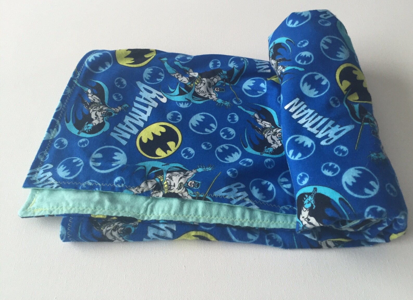 Batman Baby Blanket Baby Boy Blanket Colorful Flannel Blanket Superhero ...