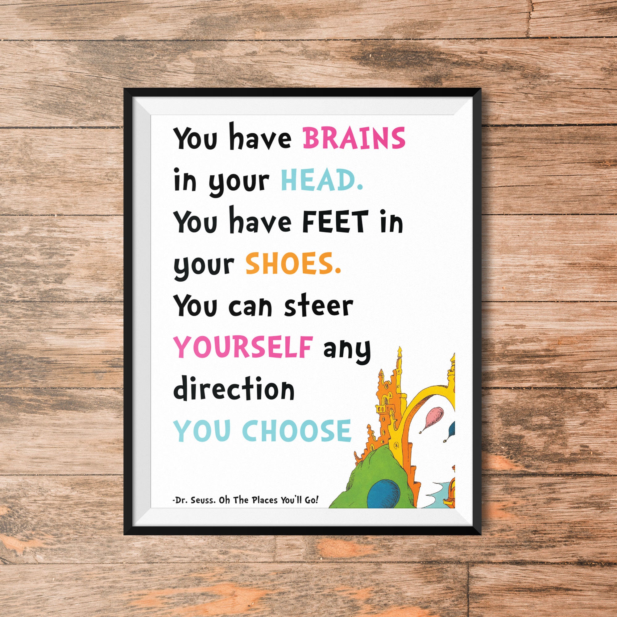 Dr Seuss Quotes You Have Brains In Your Head