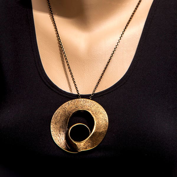 Brass Necklace - Etsy