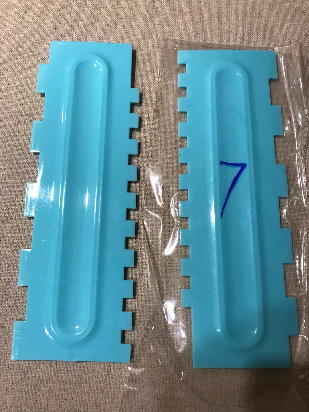 Acrylic Cake Combs: Buttercream Design Tool (set of 10) - Etsy