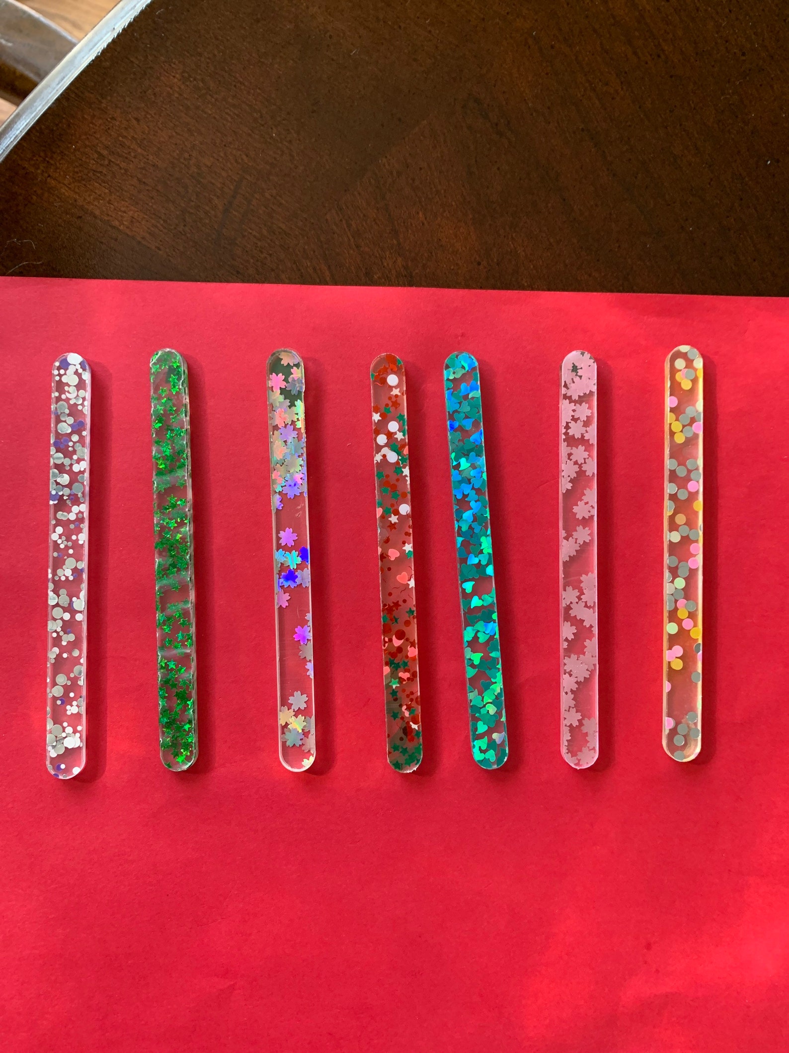 Popsicle Acrylic Sticks Just in Super Cute Snowflakes and More | Etsy