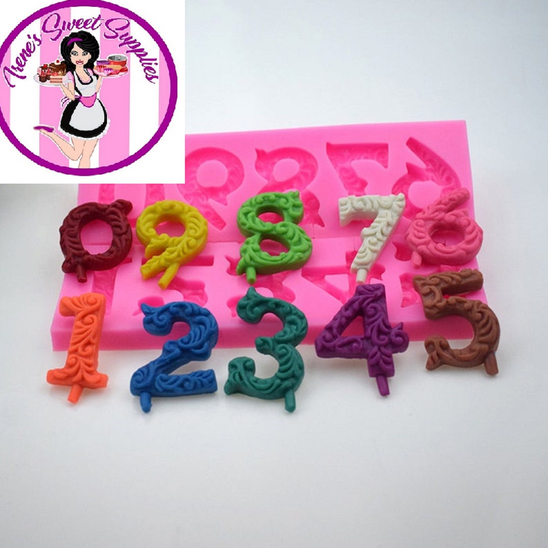 Damask Number Mold Super Popular - Etsy