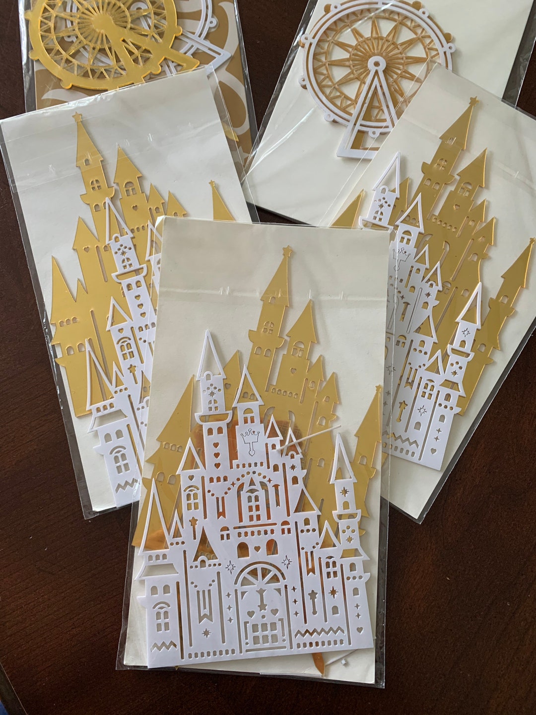 Acrylic Castle Four Piece Set - Etsy