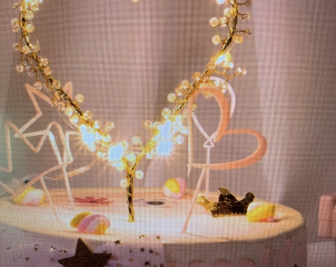 Cake Toppers With Lights - Etsy