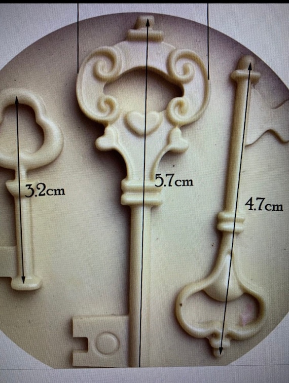 Key Molds 4 Different Types of Silicone Key Molds - Etsy